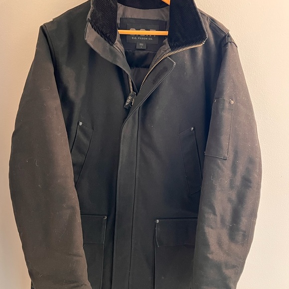 Filson | Jackets & Coats | Mens Cc Filson Co Black Insulated Parka ...